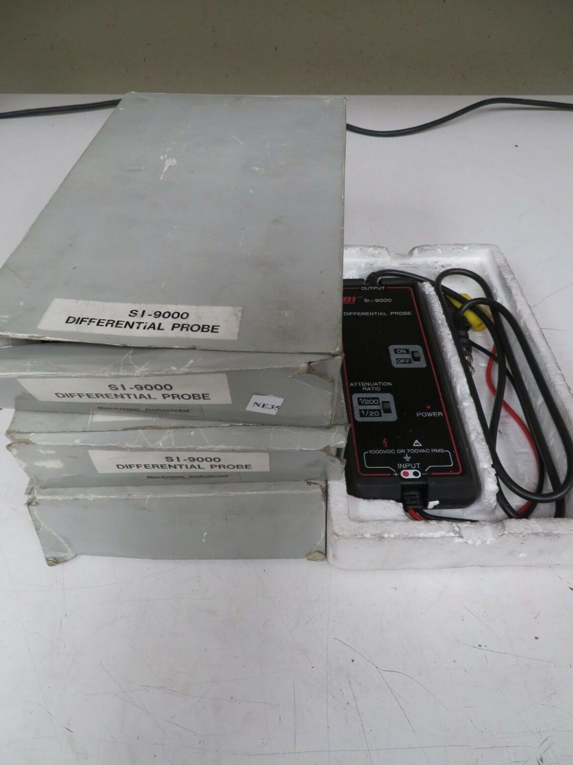 Beckman Industrial Si-9000 Differential Probe 25mhz High Voltage NE35 ...