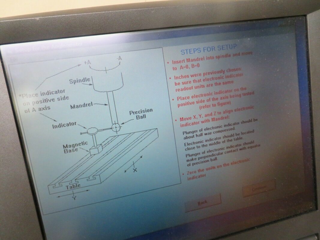 Cincinatti Milicron Ballbar Anglometer Spindle Runout, Calibration Tool ...