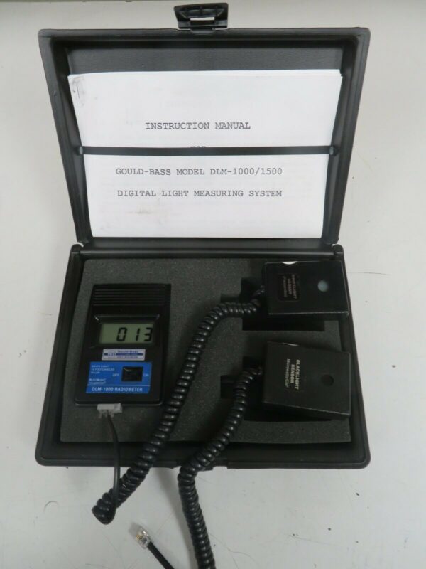 Gould Bass – model DLM-1000 – Radiometer w/ White & Blacklight Sensors ...