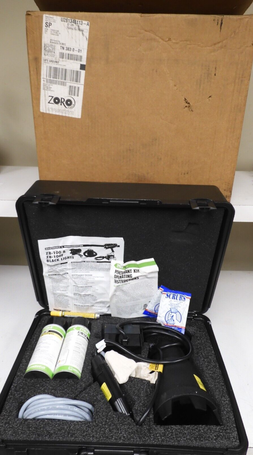 Magnaflux Zyglo – Model ZB-100F – Fluorescent dye penetrant kit – PG38 ...