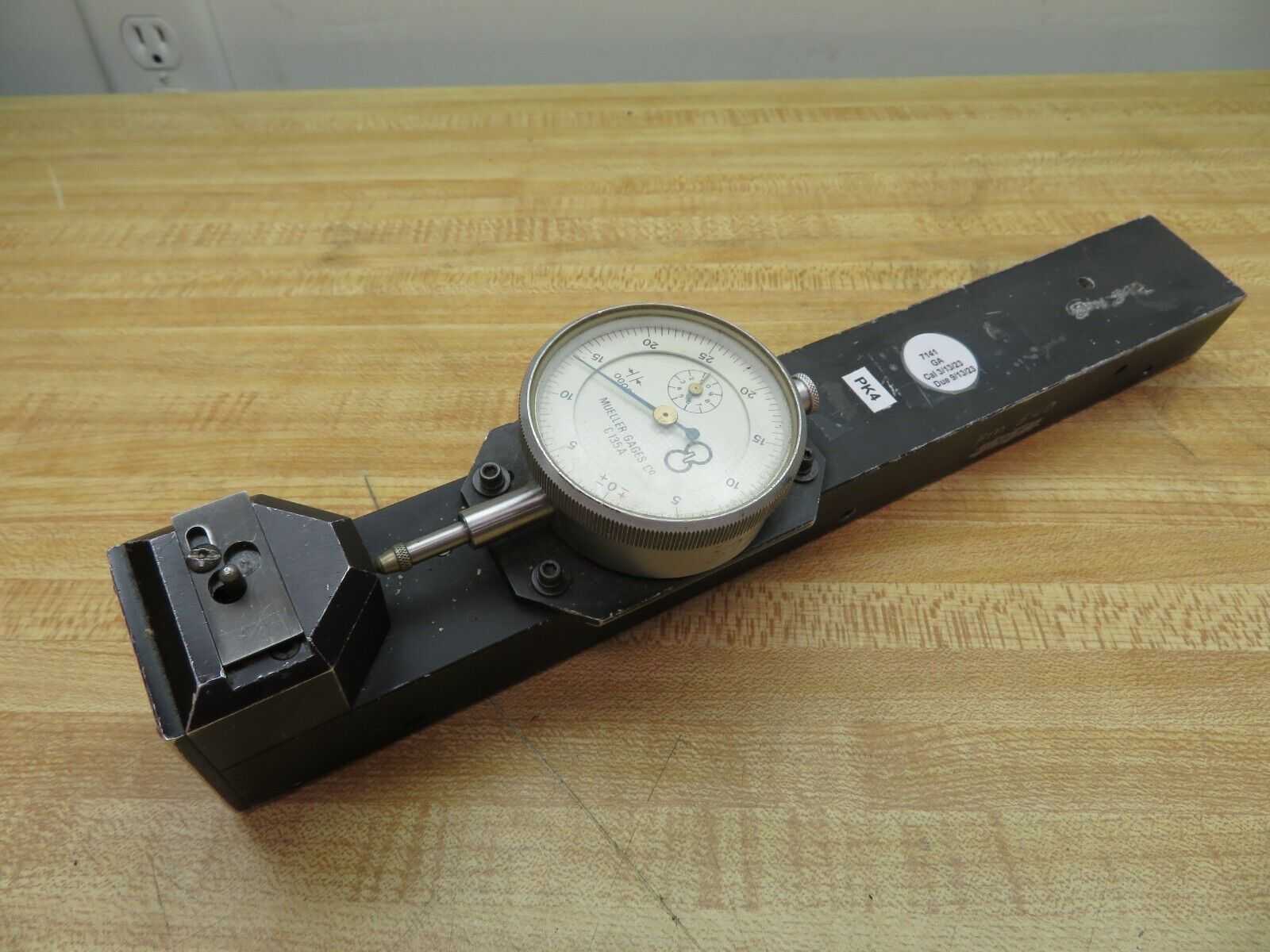 Mueller Gage Model 76m Shallow Diameter Groove Gage 1/32"-9" .0005" PK4 ...