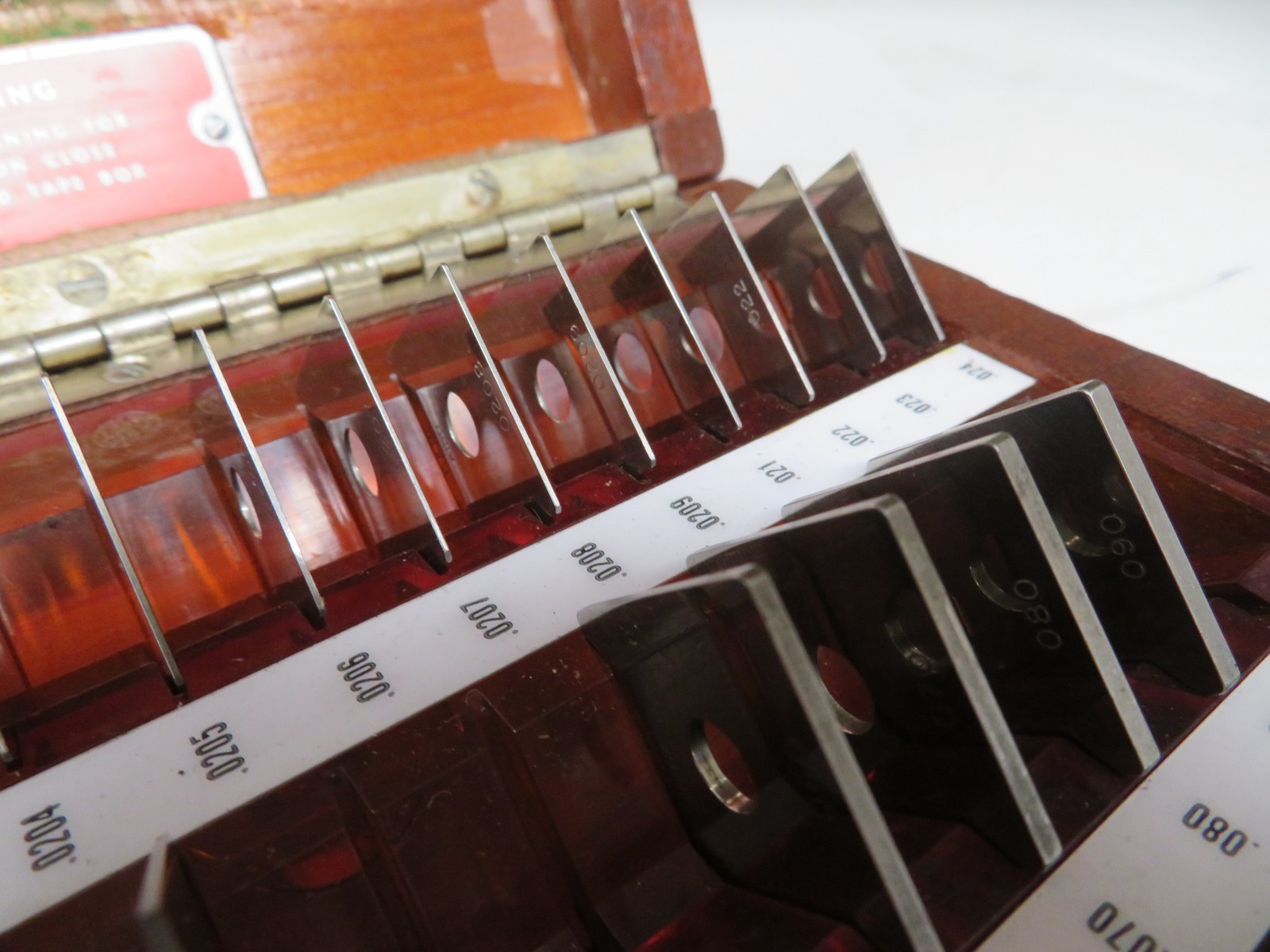 Pratt Whitney Hoke Steel Square Thin Metric Square Gage Blocks QD37 ...