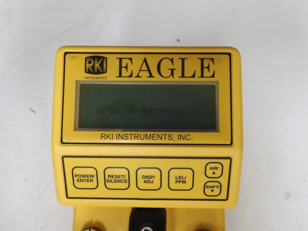 RKI Instruments Eagle – Type 124 -Gas Analyzer – PD65 – Bullseye Calibration