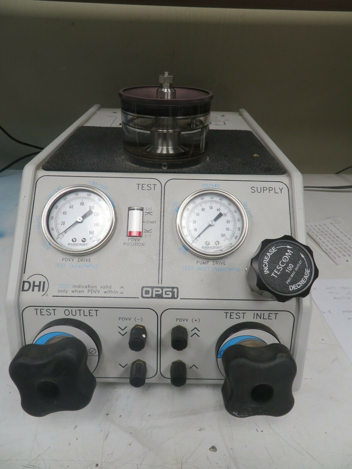 Pressure Generator/Controller – Bullseye Calibration