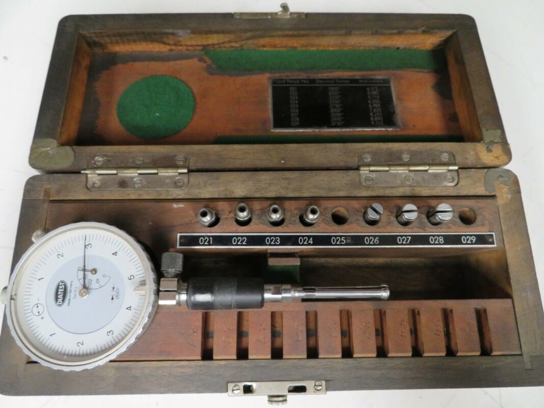 Diatest Split Anvil Dial Bore Gage Set- 380-.830" / .0001 w/ rings ...
