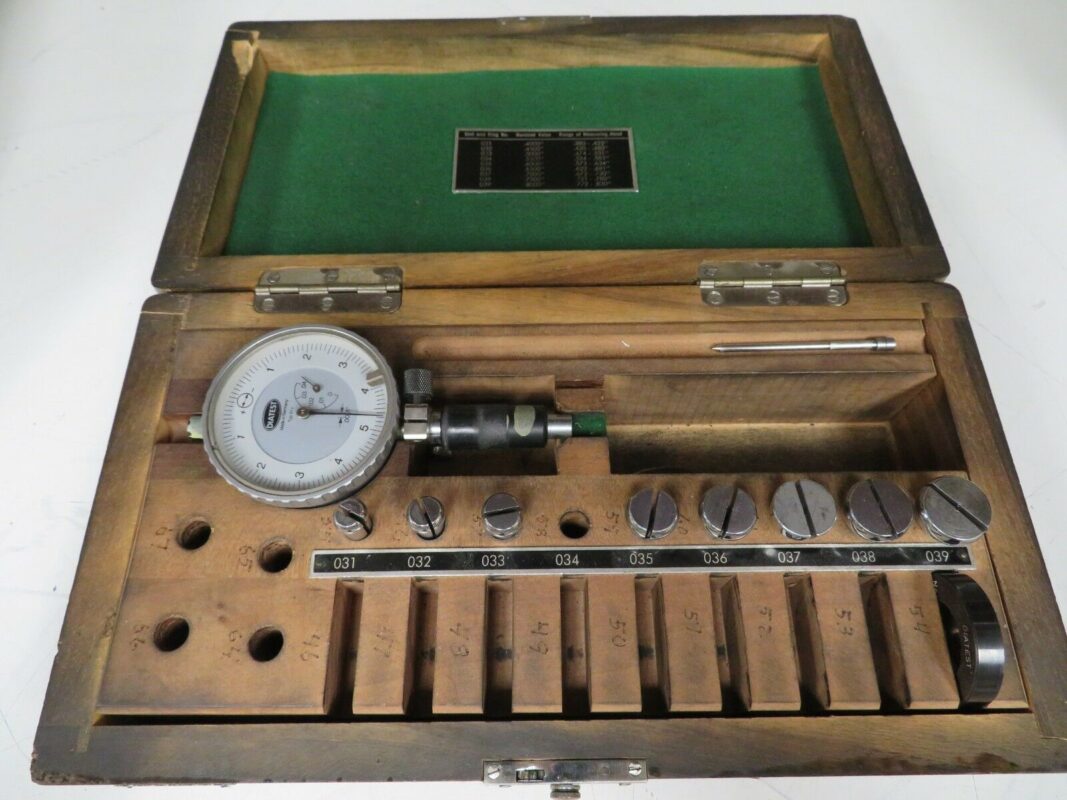 Diatest Set .180-.375" / .0001 w/ case Split Anvil Dial Bore Gage NB47 ...