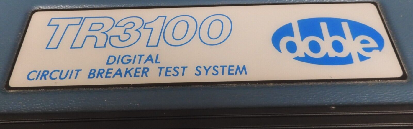 Doble – model TR3100 – Digital Circuit Breaker Test System – PR29 ...