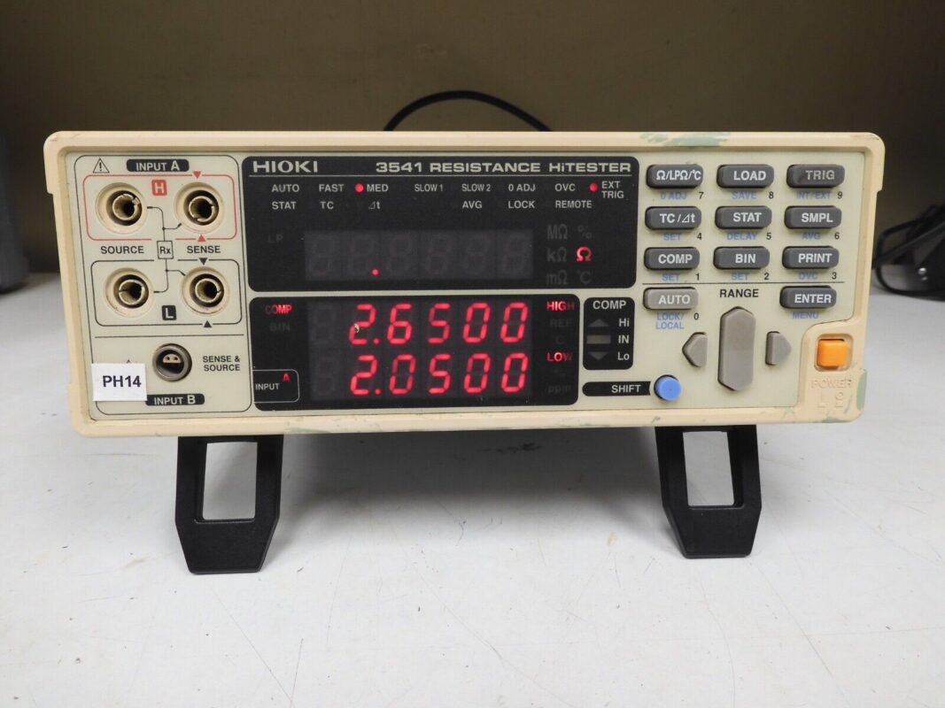 Hioki – model 3541 – Resistance HiTester – Mili-ohm/Micro-ohm – PH14 ...