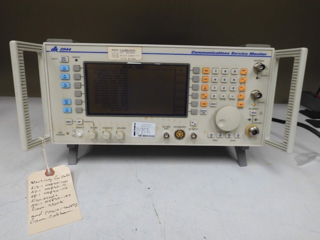Electronic Testing – Bullseye Calibration