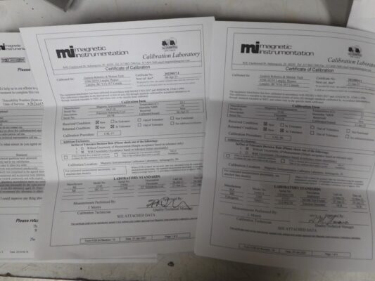 Magnetic Instrumentation – 2130 Fluxmeter & 45158 precision Helmholtz ...