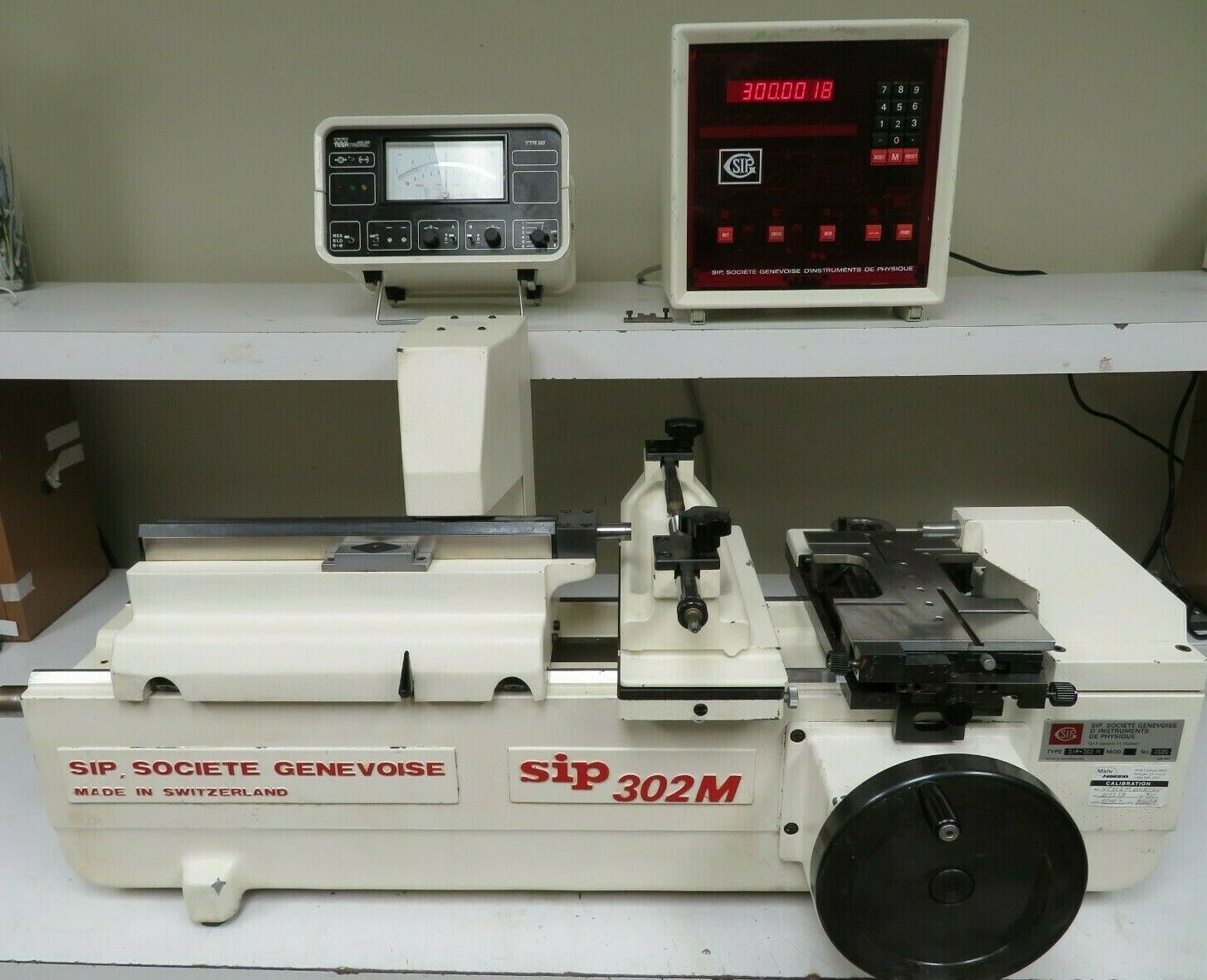SIP Societe Genevoise SIP-302M Universal Length Measuring Machine w ...