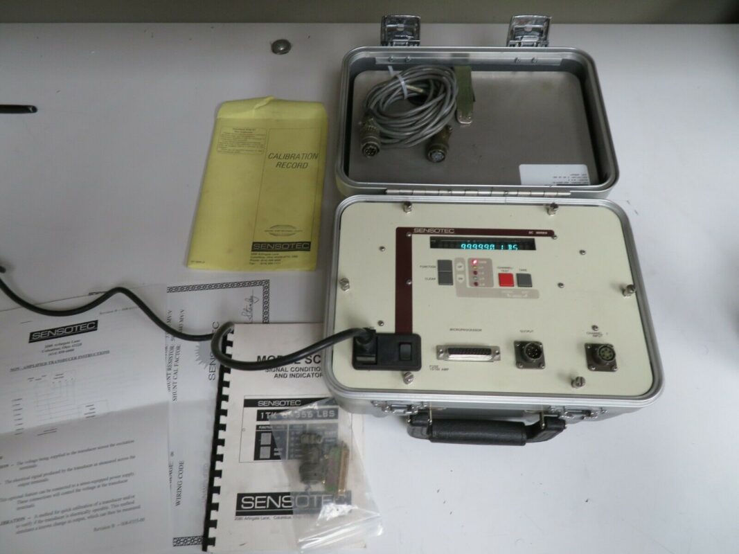 Sensotec – model SC100 – Signal Conditioner and Indicator – OB1 ...