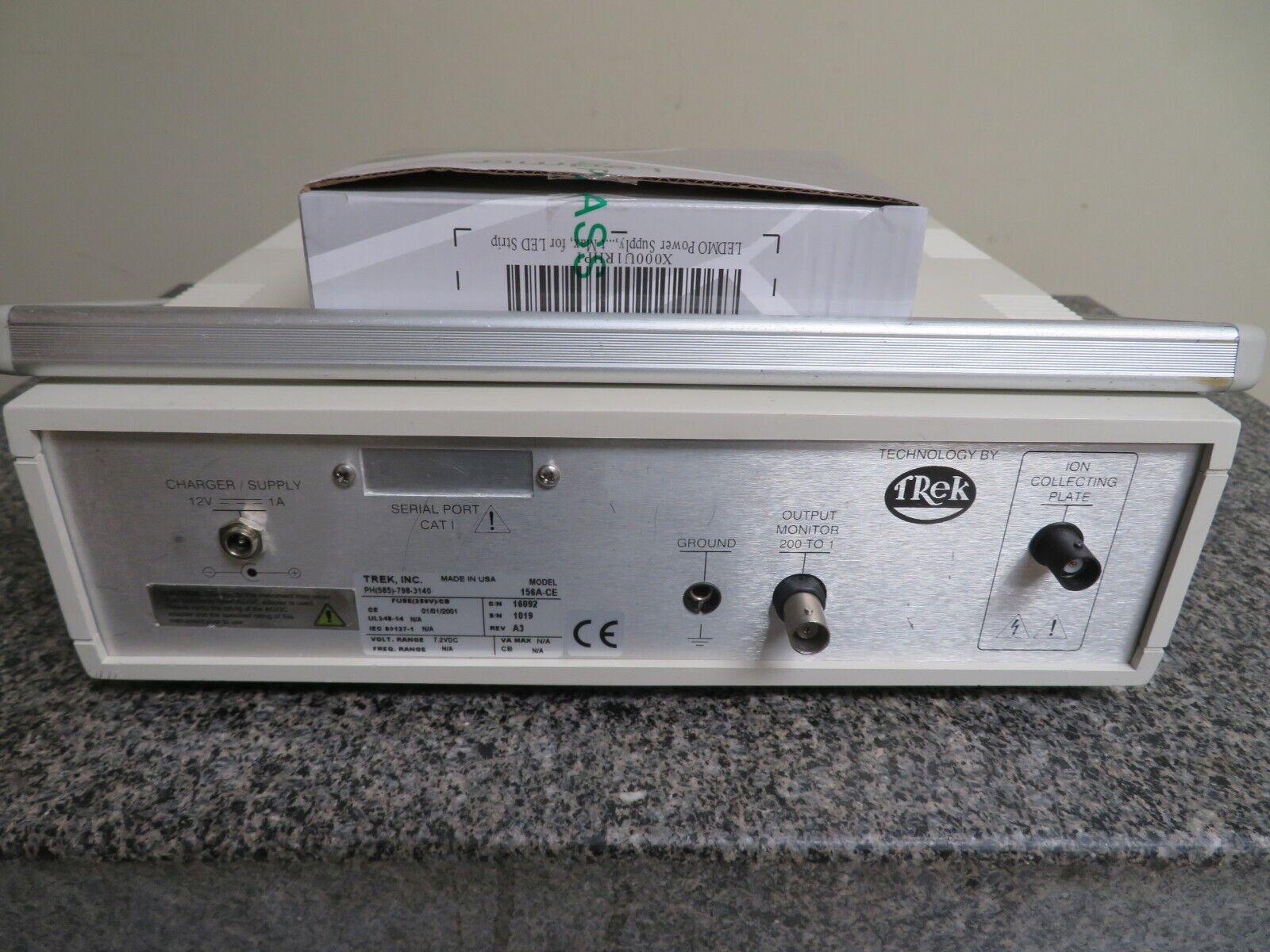 Trek 156A Charged Plate Monitor Analyzer System Electrostatic Voltmeter ...