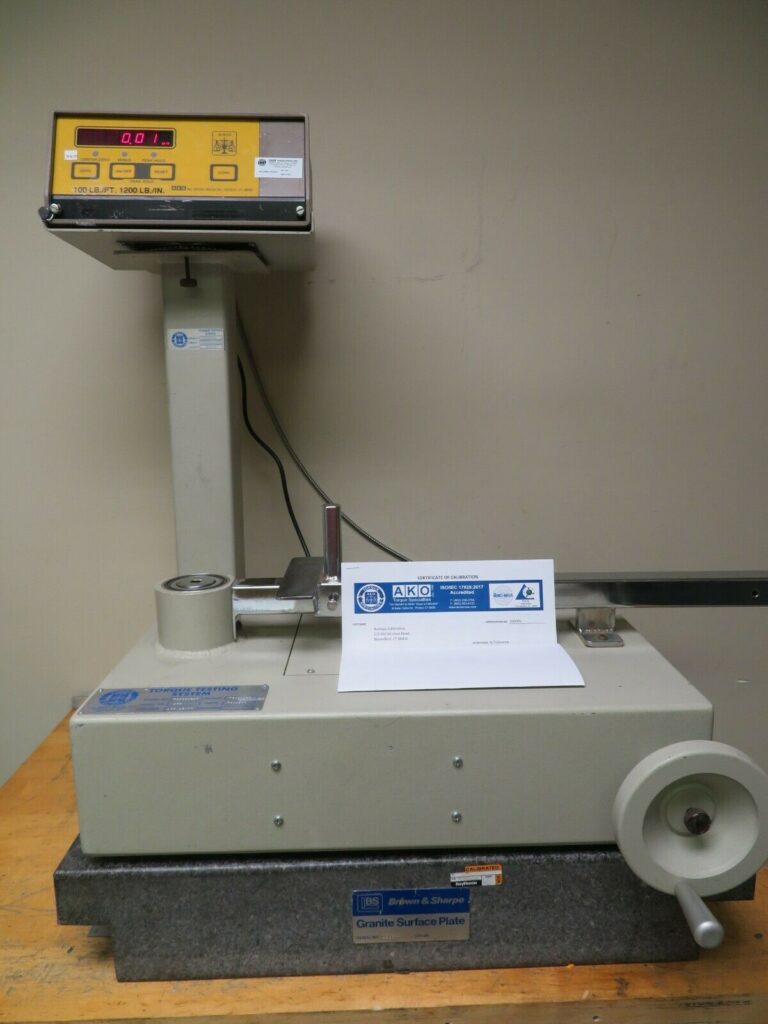 AKO Torque TSD-650 100 FT/LB Torque Wrench Calibration System ...