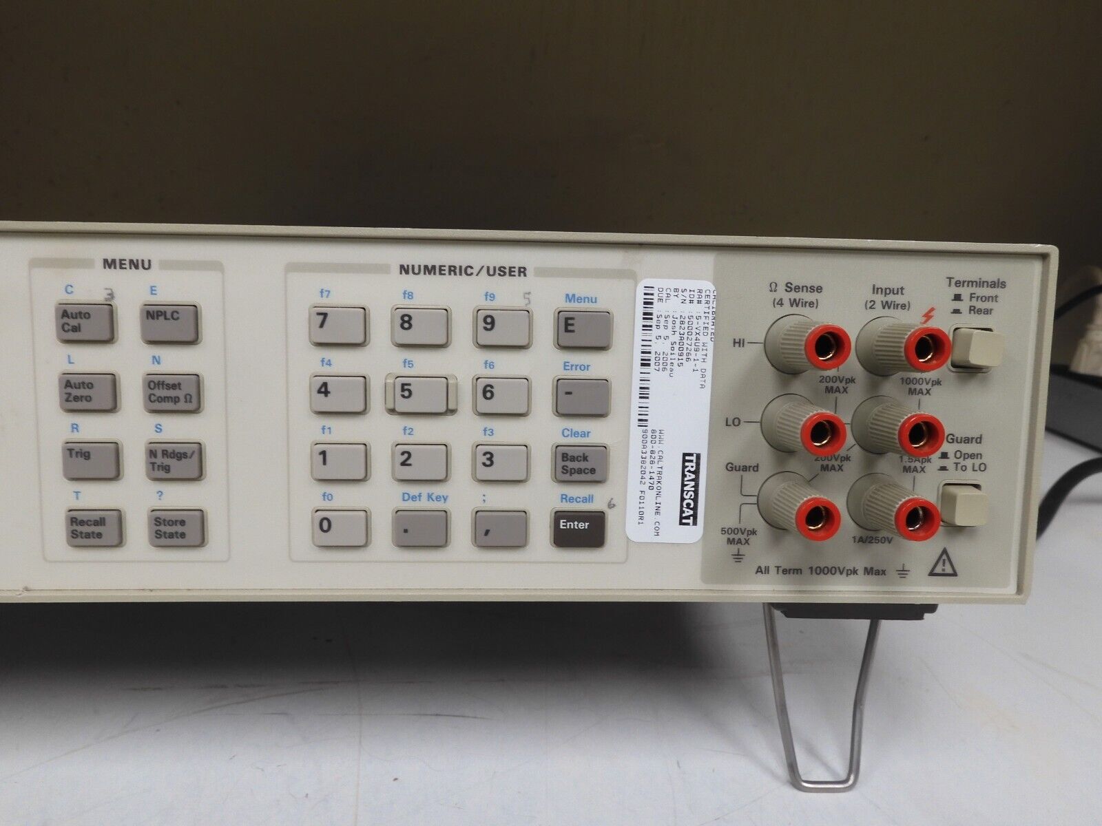 Agilent HP Keysight – model 3458A – 8.5-Digit Benchtop Digital ...