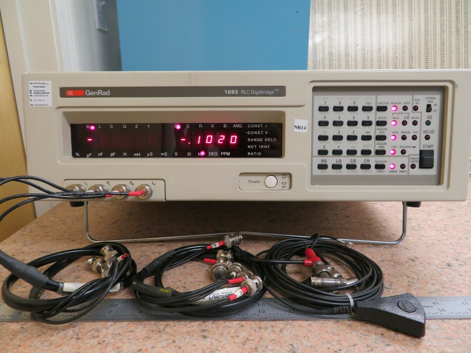 IEC Genrad Model GR1693 RLC Digibridge LCR Meter w/ Manual and ...