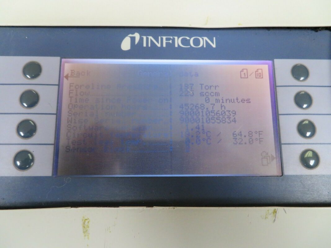 Inficon Protec / Wise Model P3000 Helium Sniffer Leak Detector P/N 520 ...