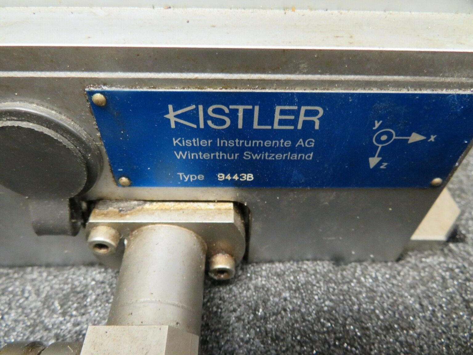 Kistler 9443b Three Component Dynamometer 9271a 2 Component Dynamometer W Extra Bullseye