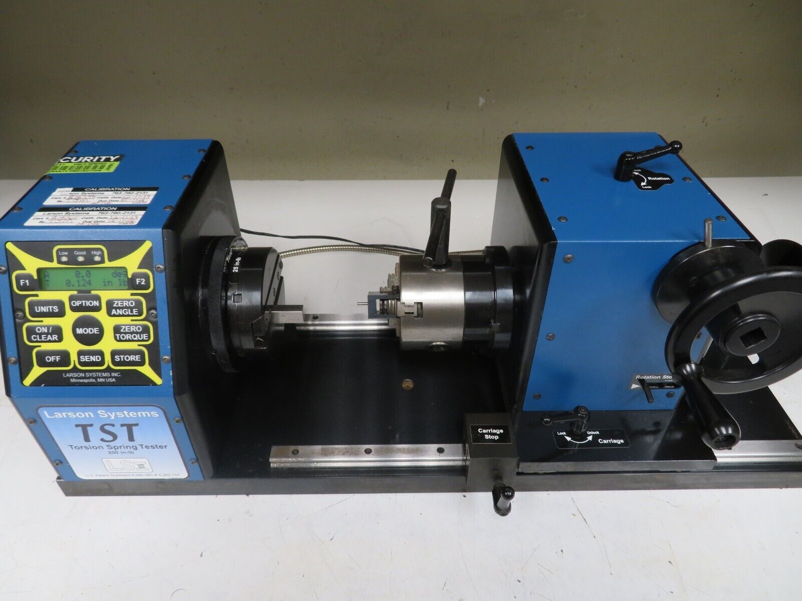 Torsion Tester – Bullseye Calibration