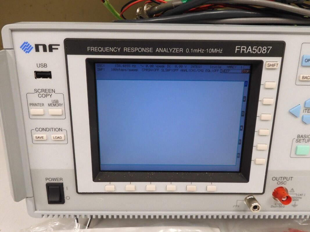 NF Electronic Instruments – model FRA5087 – Frequency Response Analyzer ...