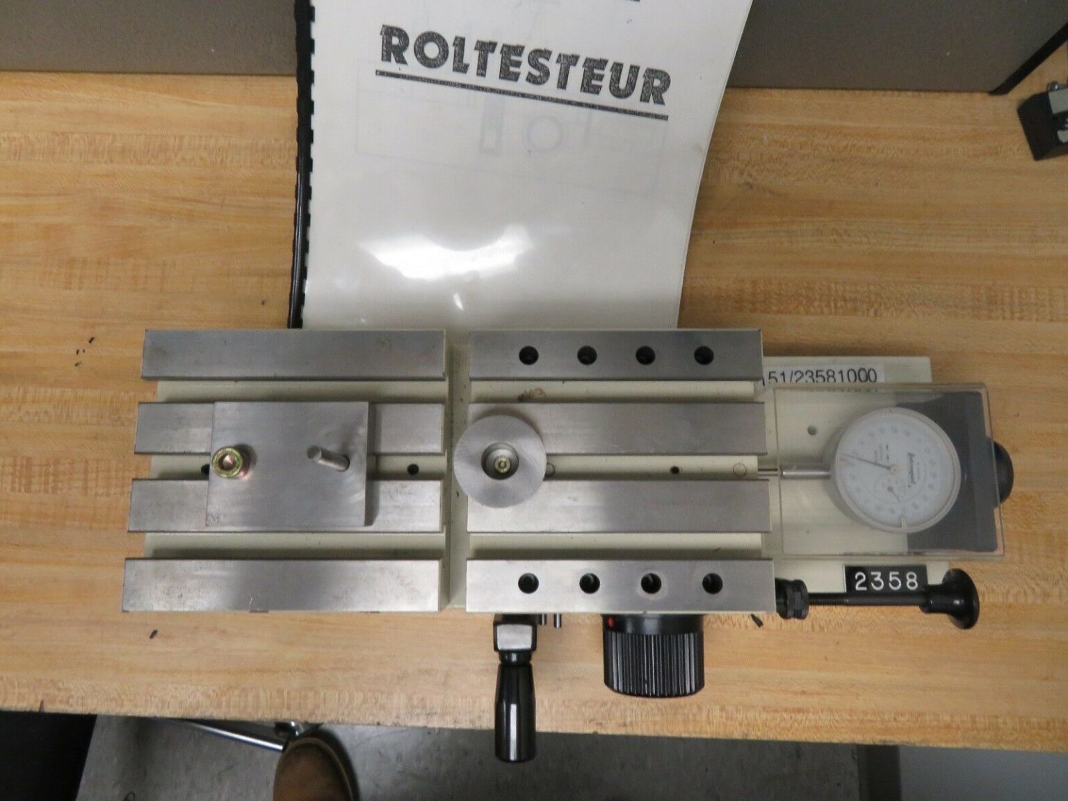 Rollet Roltesteur Universal Measuring machine, Roll Tester Machine ...