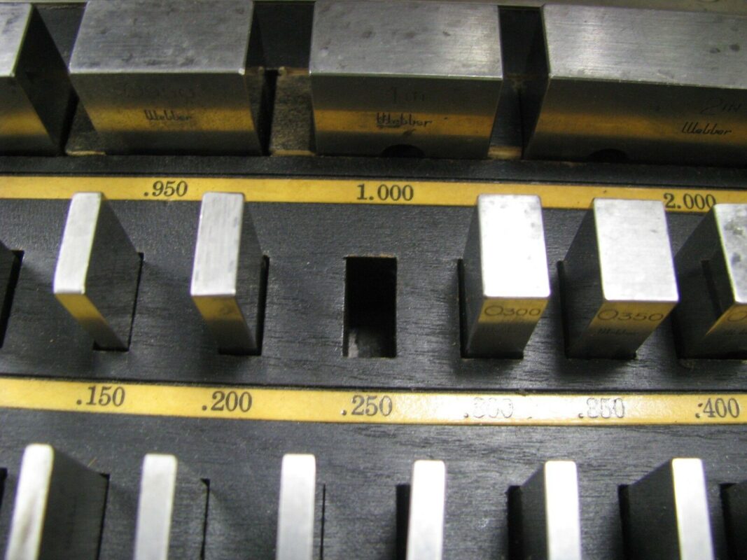 Starrett Webber HD84A1SS Heavy Duty Gage Block Set. Steel. – ET25 ...