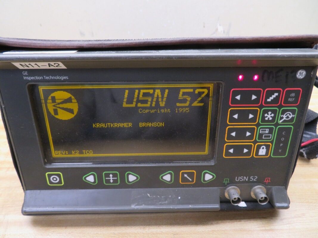 GE Inspection Krautkramer Branson USN 52 Ultrasonic Flaw Detector PK66 ...