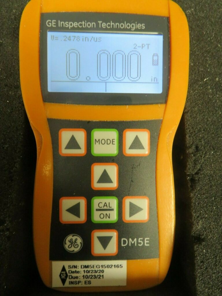 GE Inspection Technologies model DM5E Dual Multi Ultrasonic Thickness ...