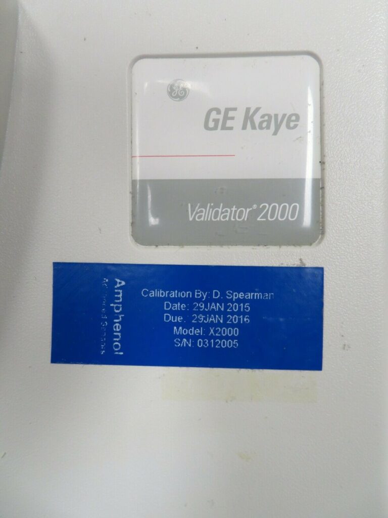 GE Kaye Instruments Validator – X2000 – w/ manual – Last Cal'd 2015 ...
