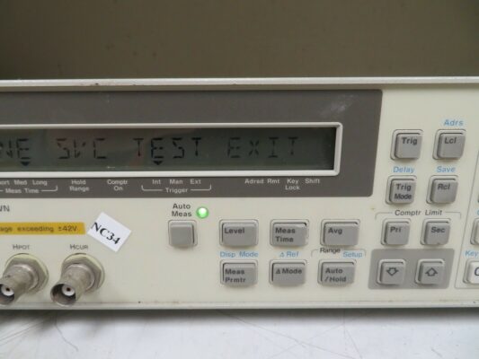 HP – Agilent – Keysight 4338A Digital Milliohmmeter NC34 – Bullseye ...