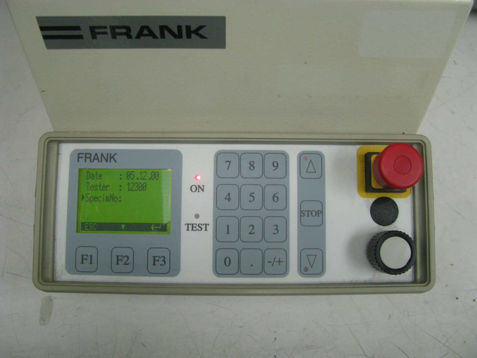 Karl Frank GMBH – Pliability Tester – Good Condition – Bullseye Calibration
