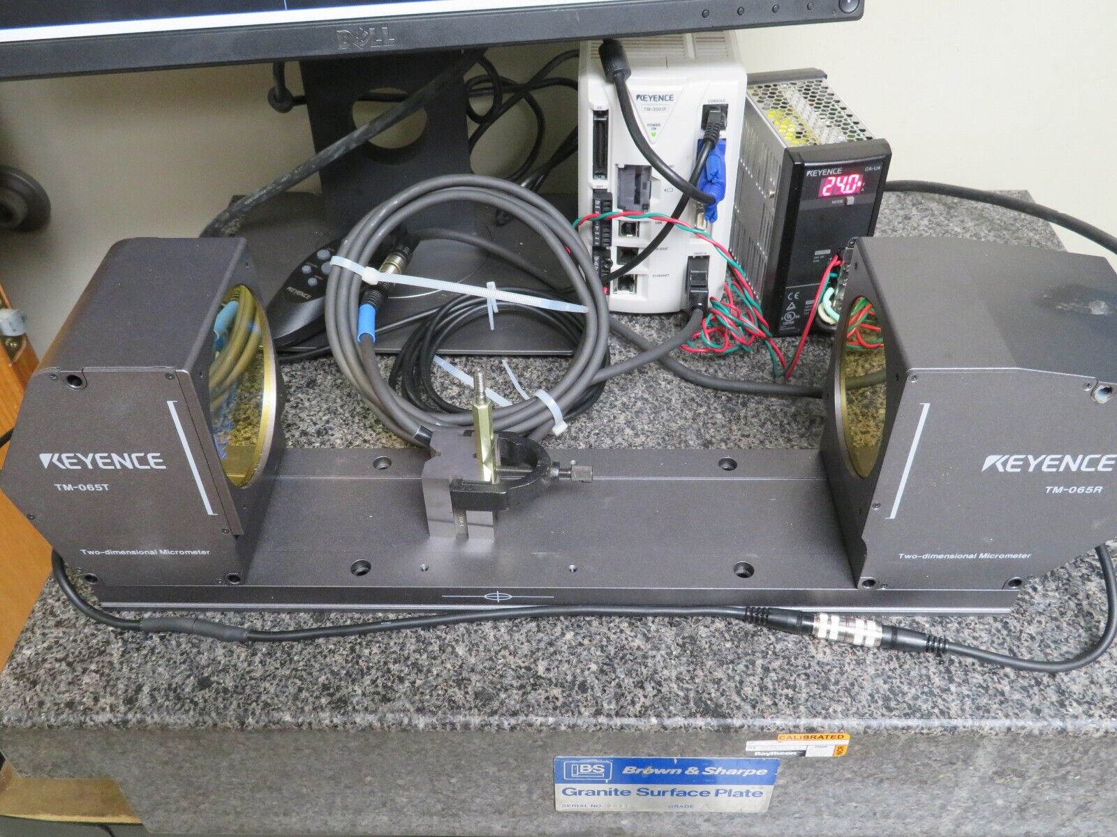 Keyence Series TM 3000 Optical Micrometer TM-065 Measuring Head ...