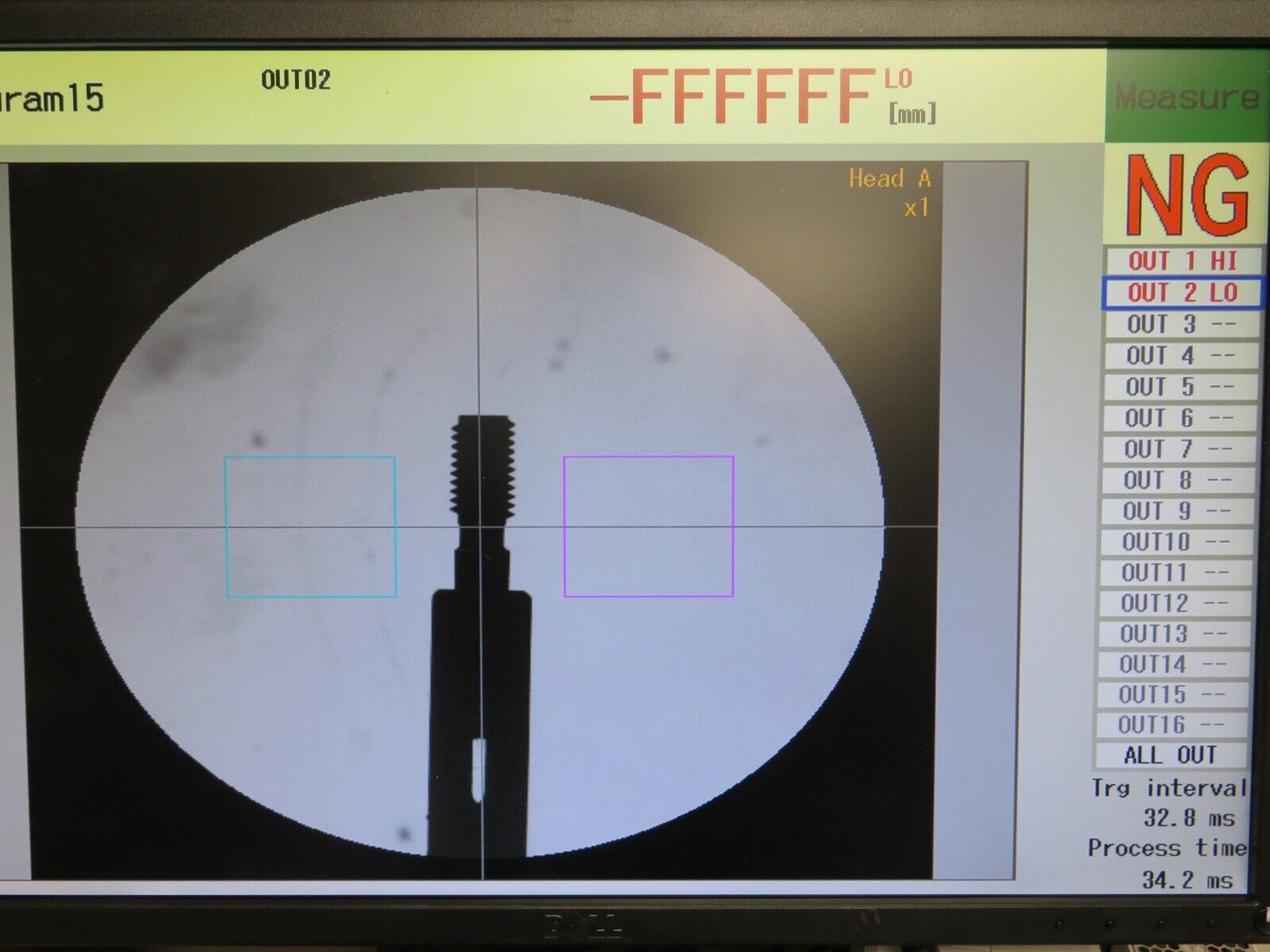Keyence Series TM 3000 Optical Micrometer TM-065 Measuring Head ...