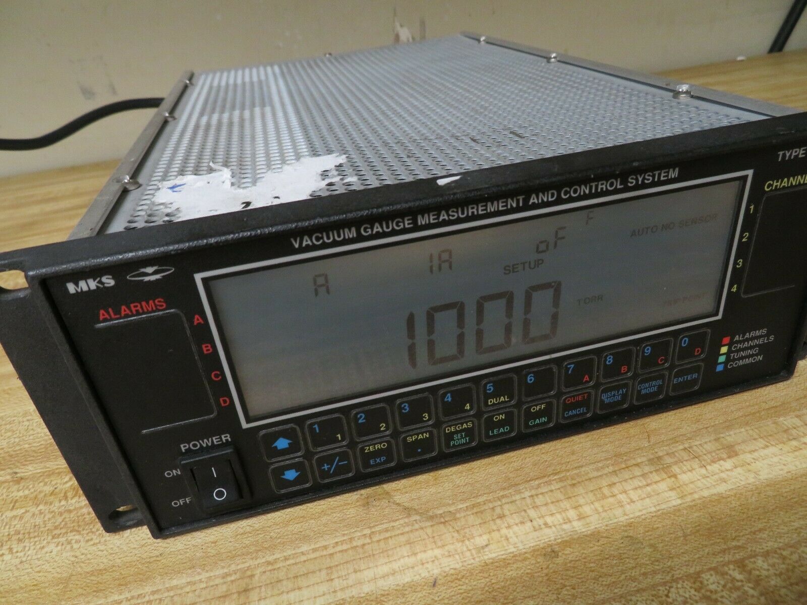 MKS Type 146 Vacuum Gauge Measurement and Control System OS41 – Bullseye Calibration