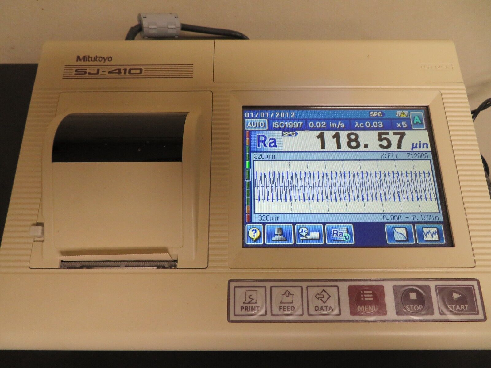 Mitutoyo SJ-410 Surface Roughness Tester Profilometer PV5 – Bullseye ...