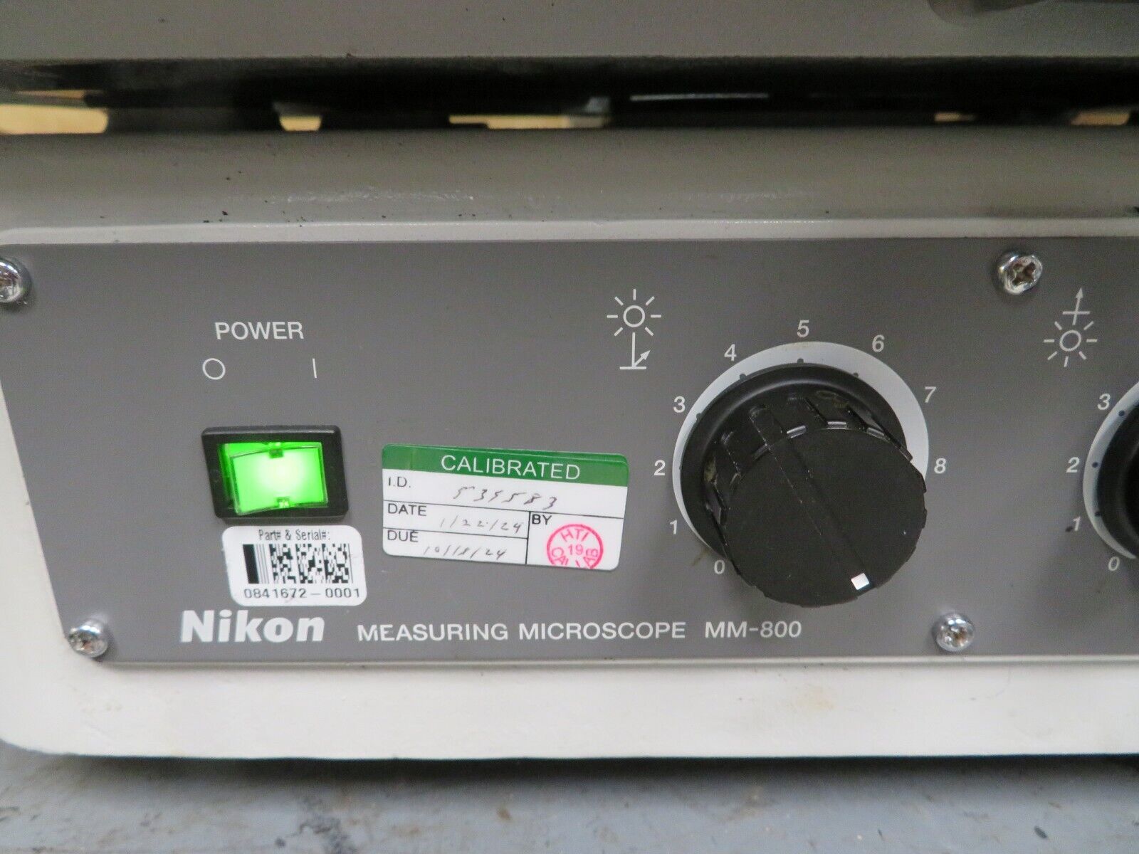 Nikon MM-800 SL Digital Toolmakers Video Measuring Microscope 50x- 500x – Bullseye Calibration