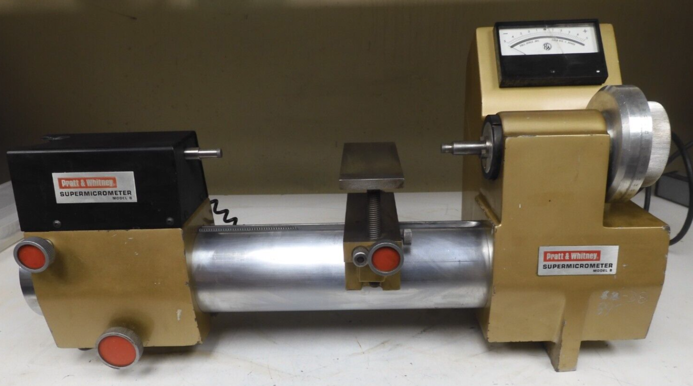 Pratt & Whitney Model B External Supermicrometer Measuring Machine ...