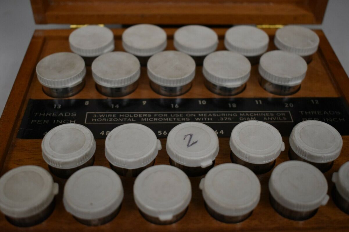 Standard Gage Thread Measuring 3-Wire Set (6 – 36 TPI, 60°) – NN62 ...