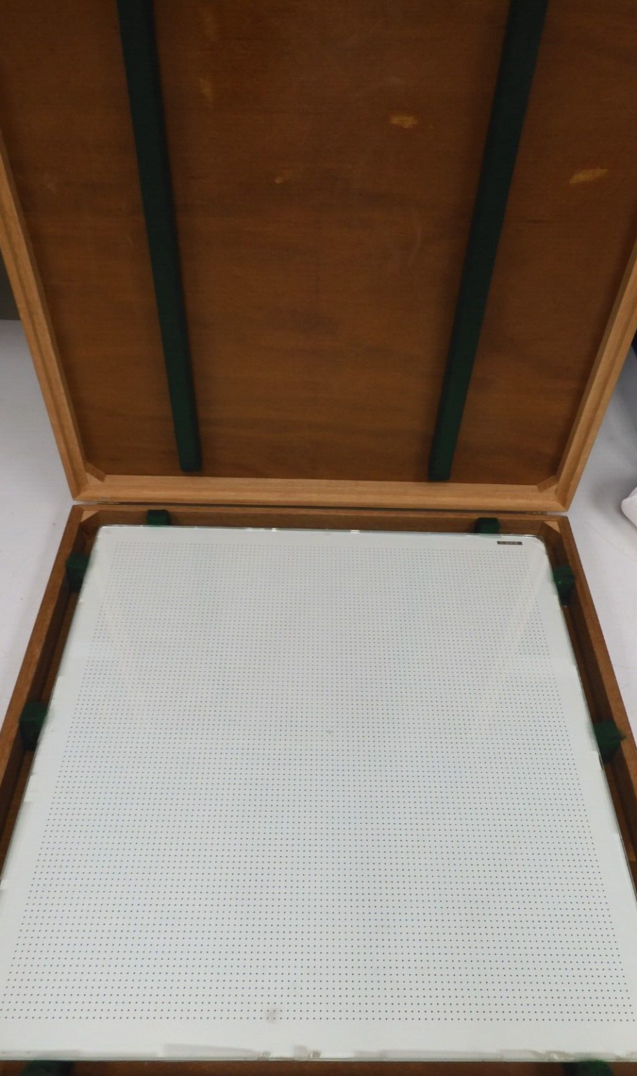 20" x 20" – Glass Artifact/Optical Calibration Grid Standard in case ...