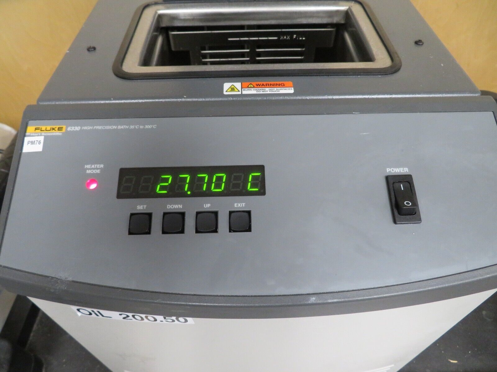 Fluke Hart Scientific 6330 Compact Temperature Calibration Baths 35 ...