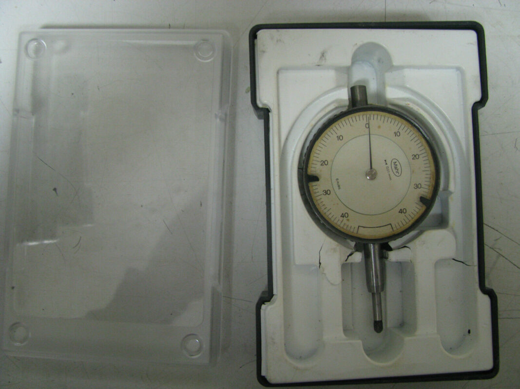 Mahr Model 810 SB – 431700 Metric Dial Drop Indicator 0.01mm w/ case ...