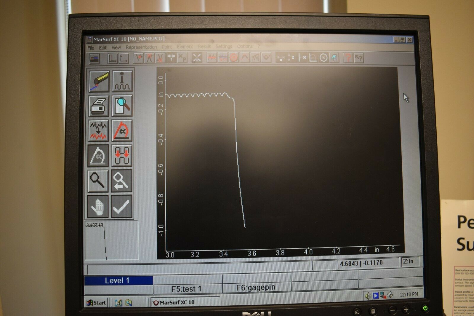 Marsuf Mahr CD120 Surface Contour Measuring Machine – Profilometer ...