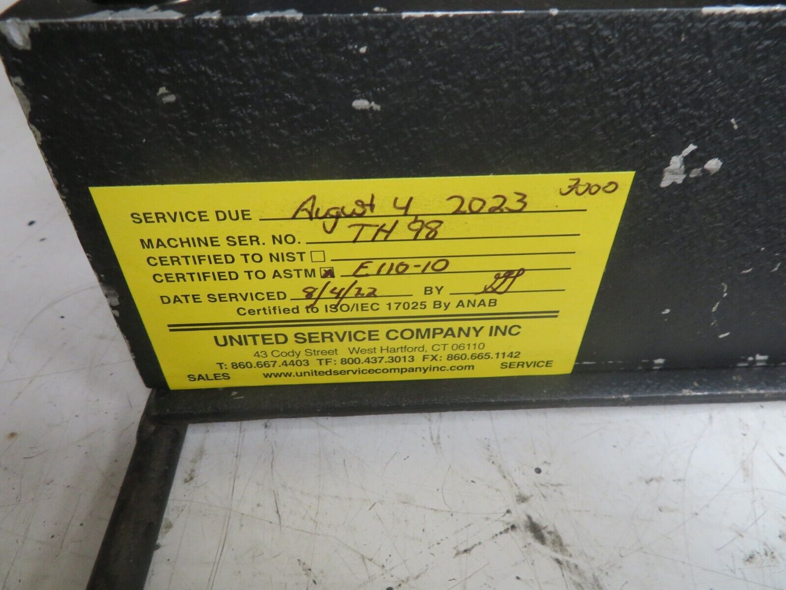 Newage King Test Portable Brinell Hardness Tester – Calibrated w/ scope ...