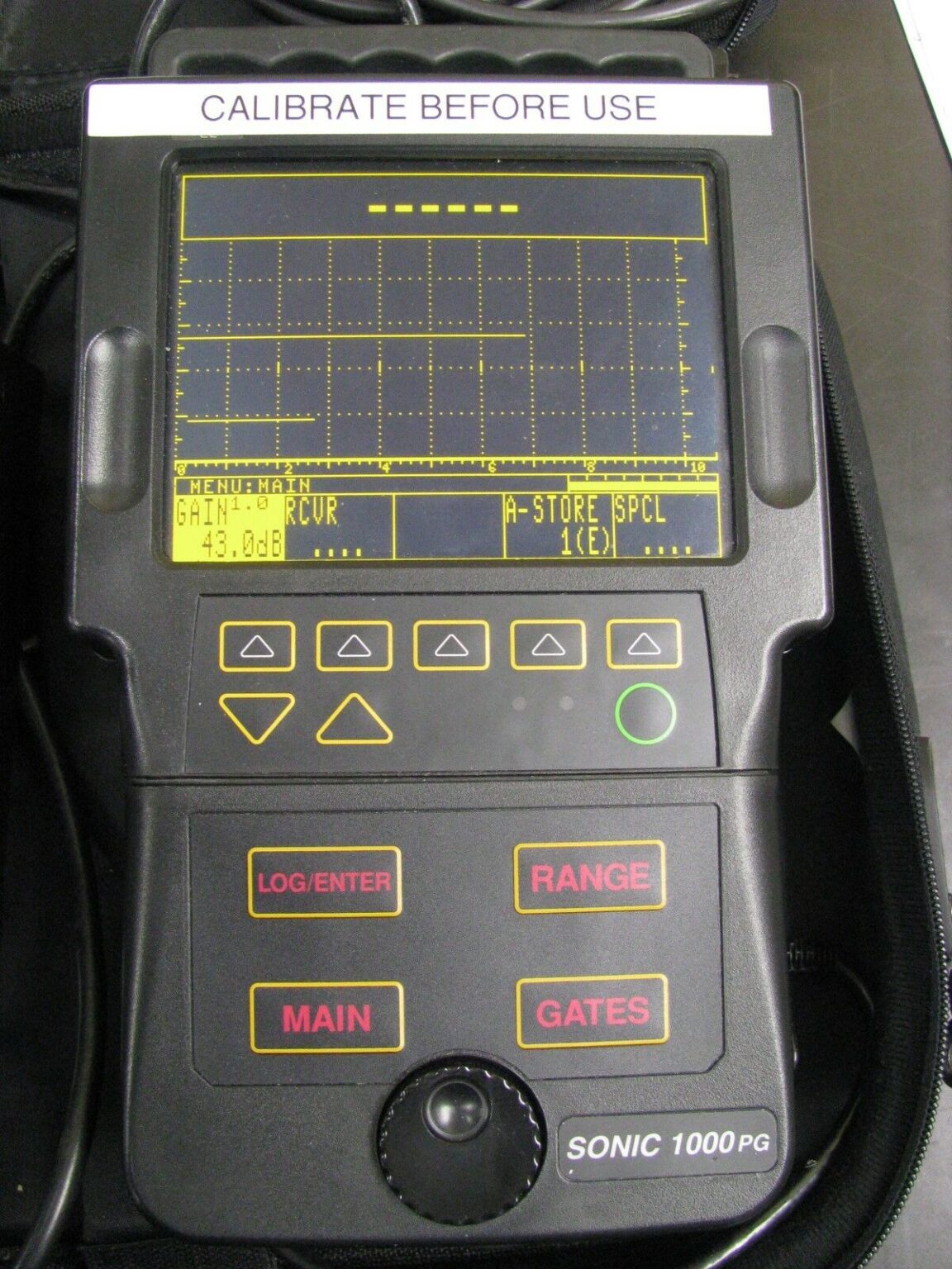 Olympus Staveley Sonic 1000PG UtraSonic Thickness Tester w/ accessories ...