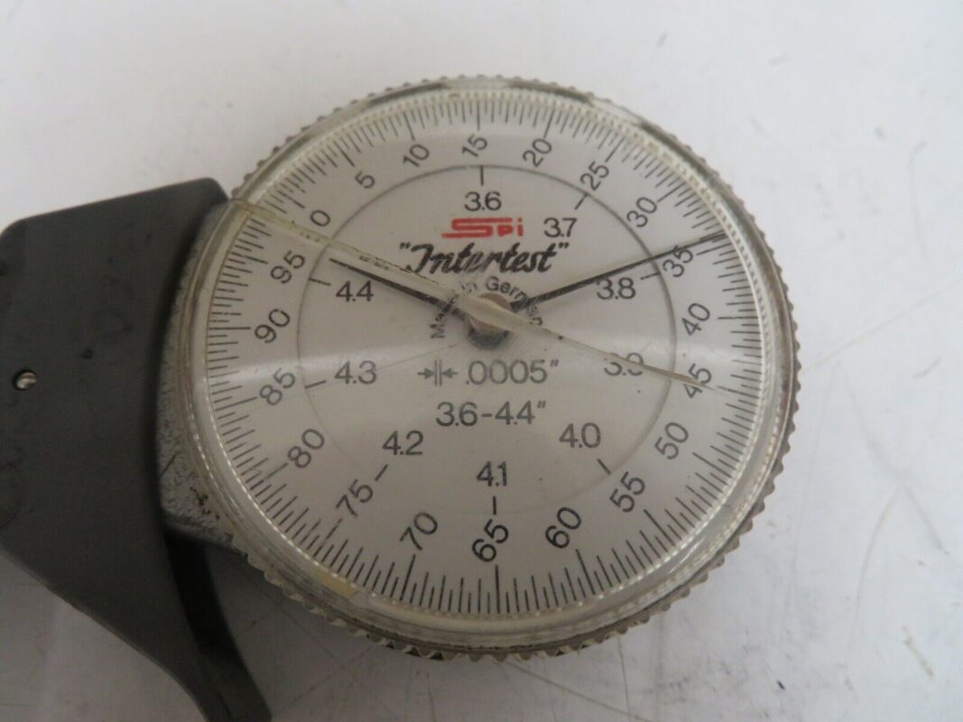 SPI 3.6"-4.4"/.0005" Intertest ID Groove Gage – DZ8 – Bullseye Calibration