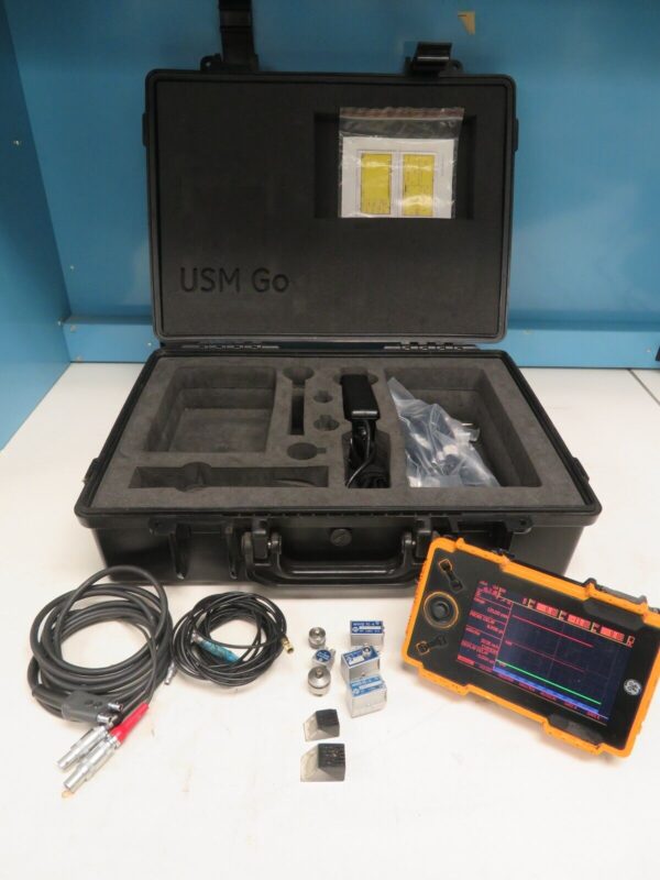 GE KrautKramer DMS GO Ultrasonic Thickness Gauge DMSGO w/ Sensors PA70 ...