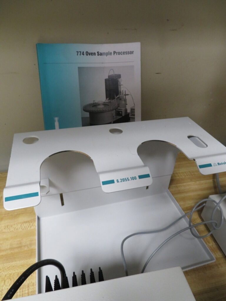 Metrohm 774 Oven Sample Processor 831 KF Coulometer 703 Ti Stand 846 ...