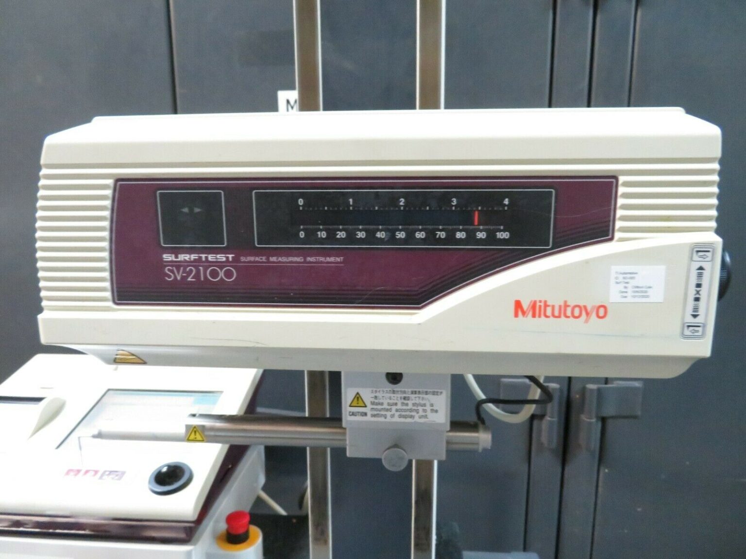 Mitutoyo – Model SV2100H4 – Part# 178-683-01A – Surface Analyzer ...