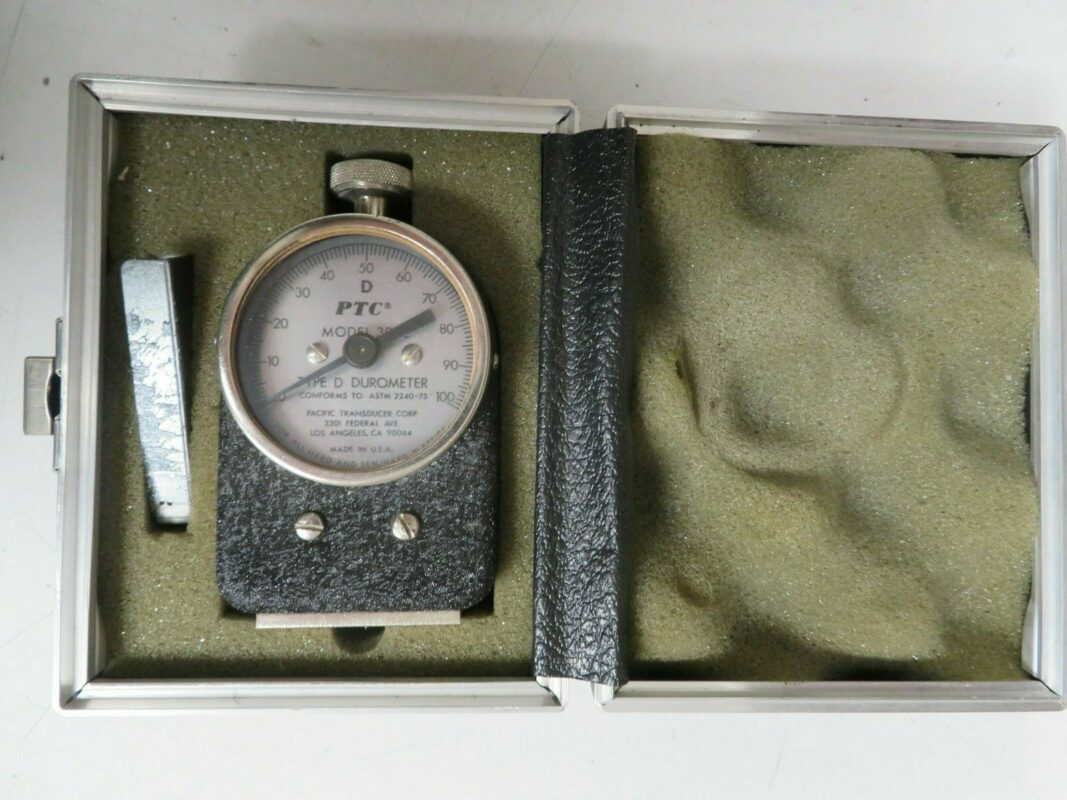 PTC – Model 307L – Dial Durometer w/ case – Type D – OD48 – Bullseye ...
