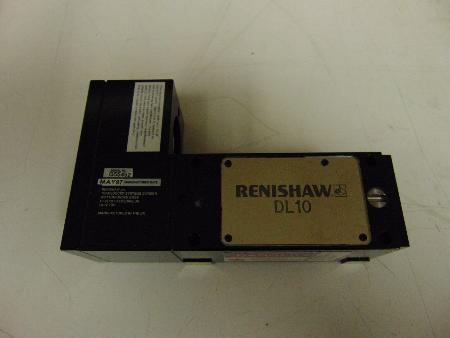 Renishaw A/8020/0001 DL10 Laser Rotary Optical Encoder – FM55 ...